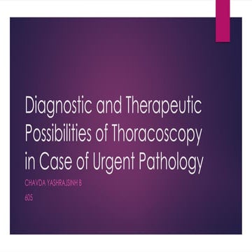 Diagnostic and Therapeutic Possibilities of Thoracoscopy in Case of ur.pptx