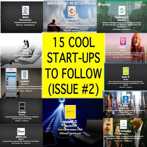 15 COOL STARTUPS TO FOLLOW #2 | PPT