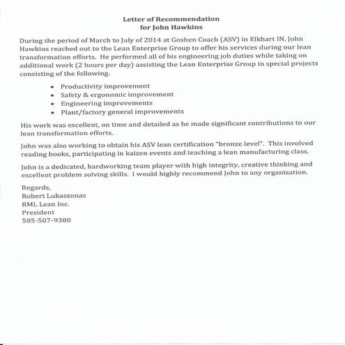 recommendation from Bob | PDF