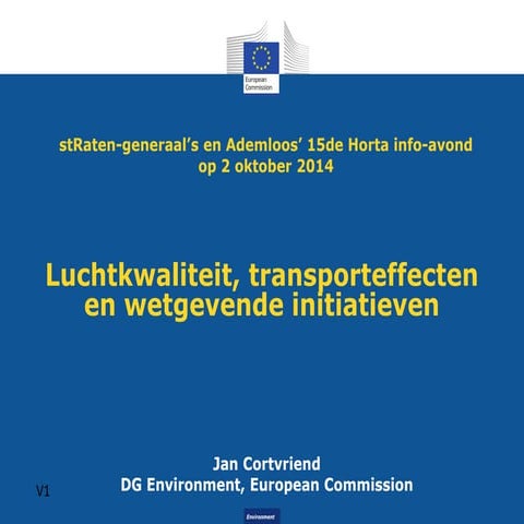 Derde spreker prof. Jan Cortvriend 15de horta infoavond ademloos ...