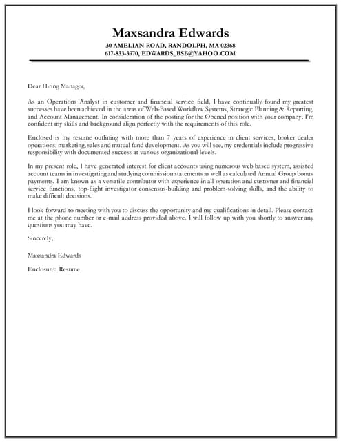 Mel Scott Cover Letter | DOCX | Legal Services Industry | Industries