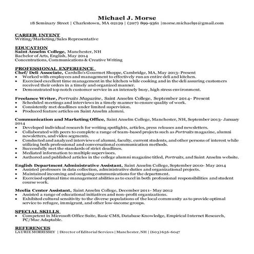 resume 012816 | DOCX