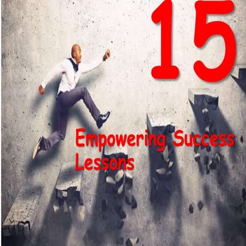 15 Empowering Success Lessons | PPT