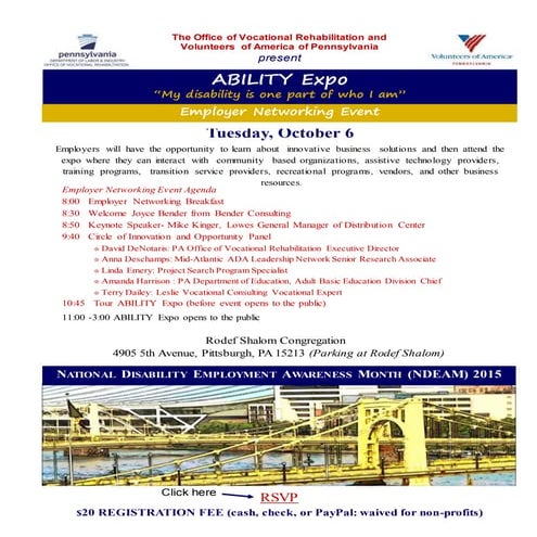 2015 NDEAM Event | DOCX