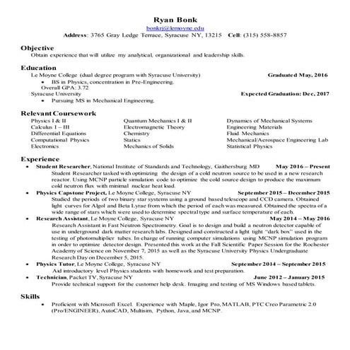 Kohler resume | PDF