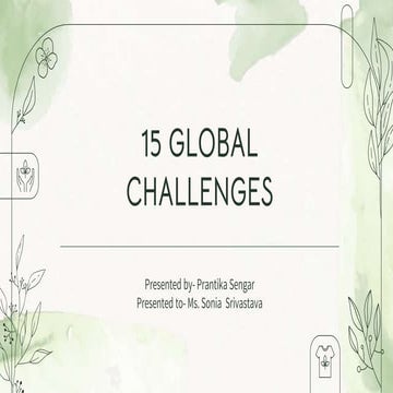 Common Problems in Society – Exploring Challenges and Solutions | PPTX