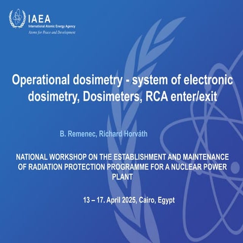 15_IAEA_radiation protection Operational dosimetry.pptx