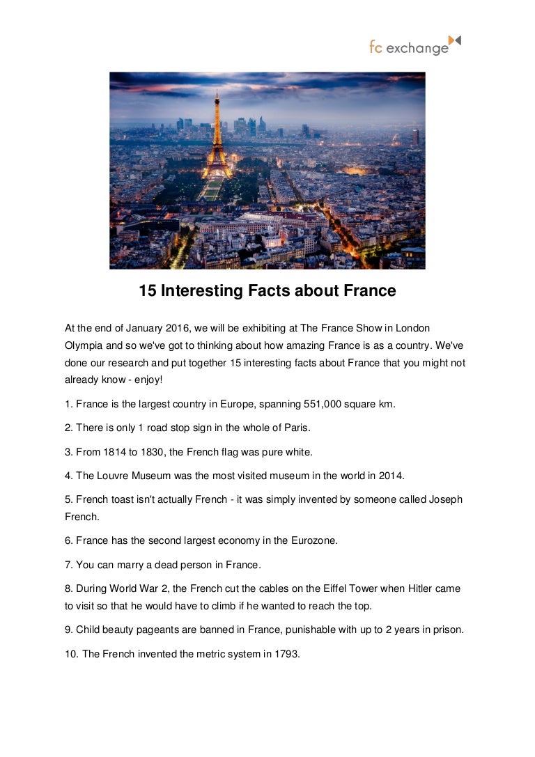 15 Interesting Facts About France 15-interesting-facts-about-france