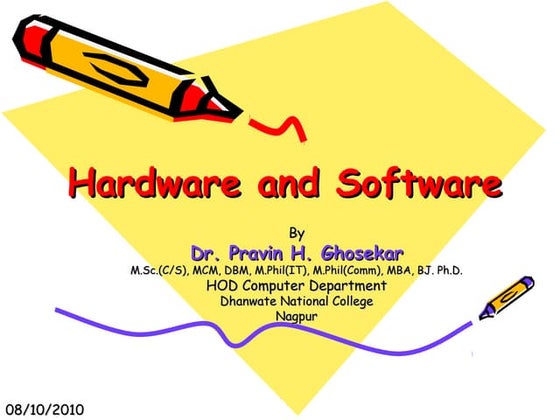 Study of software ware and hardware requirements. | PPT