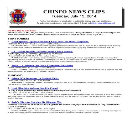 15 jul 14 chinfo clips | DOCX