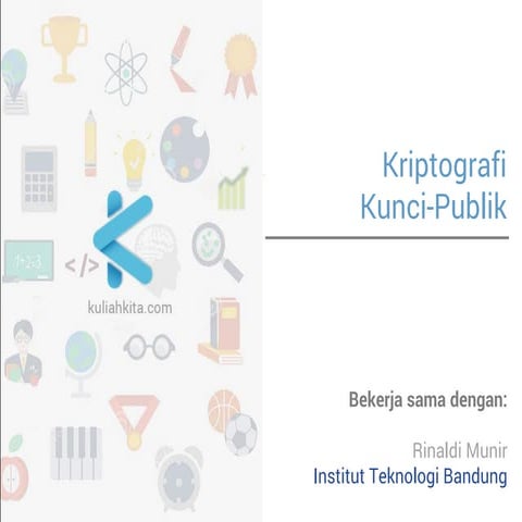 Kriptografi - Kriptografi Kunci Publik | PDF