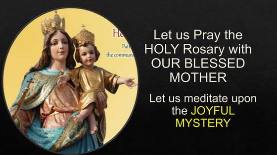 Holy Rosary Animation to Blessed Mother | PPTX