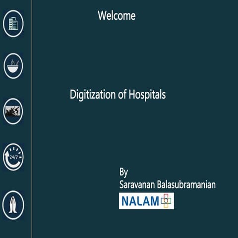 Digitization of Hospitals. | PPTX