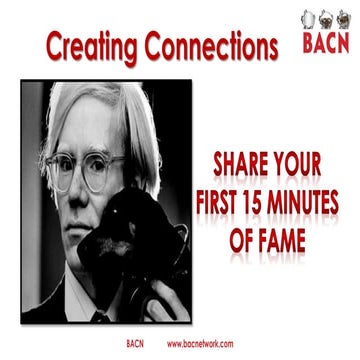 Creating Connections: 15 Minutes of Fame | PDF