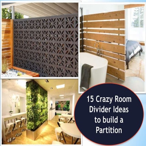 15 most beautiful room divider ideas | PPT