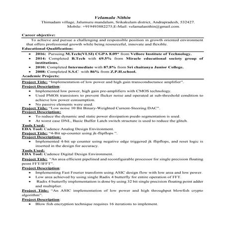 Revathi | DOCX