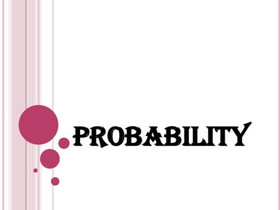 01_Probability of Simple Events.ppt