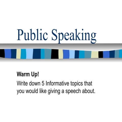 15 public speaking | PPT