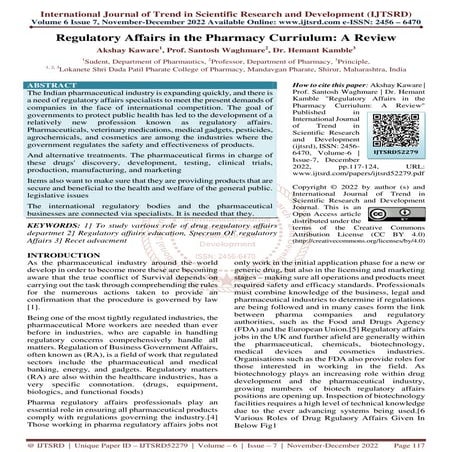 Regulatory affairs in Pharmaceutical Industry | PPTX