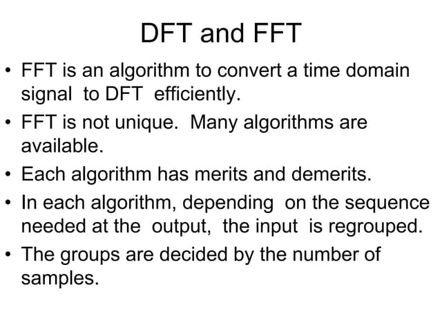 Computing Dft Using Matrix Method Pdf
