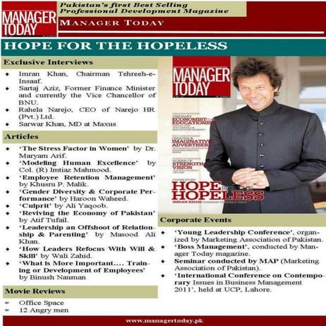 15th Issue By Manager Today | PDF