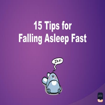 15 Tips for Falling Asleep Fast | PDF