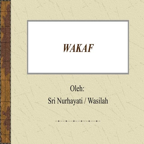 15 wakaf | PPT