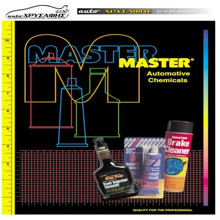 master automotive chemicals | PDF