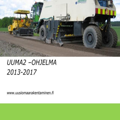 16. Jame Welin, UUMA 2 -hankkeen esittely | PDF