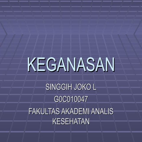 Power Point Keganasan | PPT