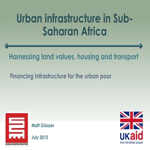 16. Financing infrastructure for the urban poor | PDF