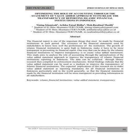 Nining Islamiyaha, Arikha Fazial Ridhoa & Moh. Rusdinal Muslih | PDF ...