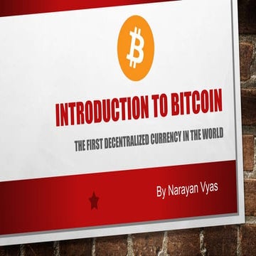 An Introduction to Bitcoins in India | PPTX