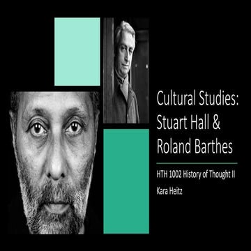16. barthes & hall | PPT