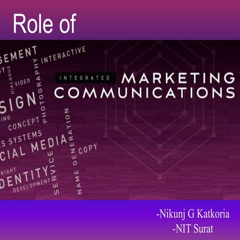 16-1 (what is the role of marketing communications) | PPTX