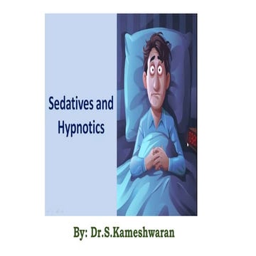 Sedatives and hypnotics | PPT