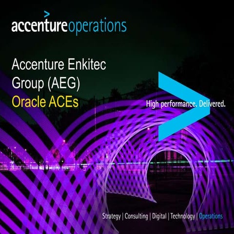 Accenture Enkitec Group: Oracle database and Engineered Systems | PPTX