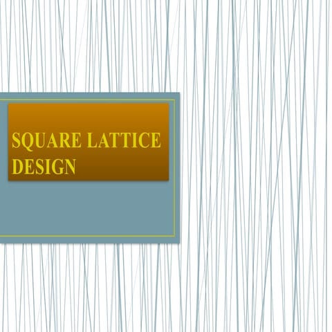 16. Square Lattice Design.pptx asdf asdf asdf asdf | PPTX