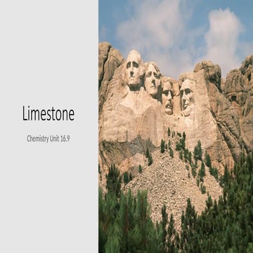 16.9 Limestone.pptx IGCSE Chemistry Chapter 16 | PPTX