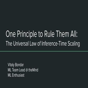 Vitaly Bondar: One Principle to Rule Them All: The Universal Law of ...