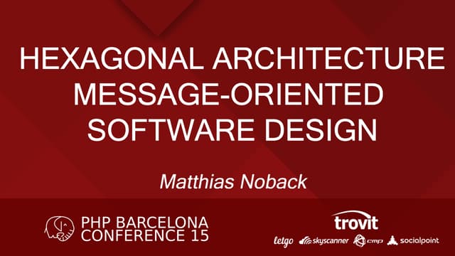 Hexagonal architecture - message-oriented software design (PHP ... Hexagonal architecture - message-oriented software design (PHP ...