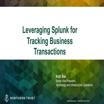 Customer Presentation - Northern Trust | PPTX