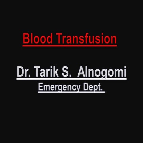 16 complication of blood t.ppt last | PPT
