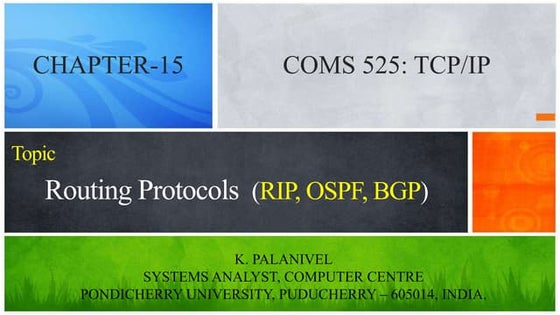 Routing Information Protocol Rip Ppt 9414