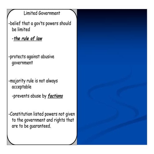 16 constitutional principles | PPT