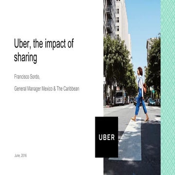 Uber - the impact of sharing | PPT