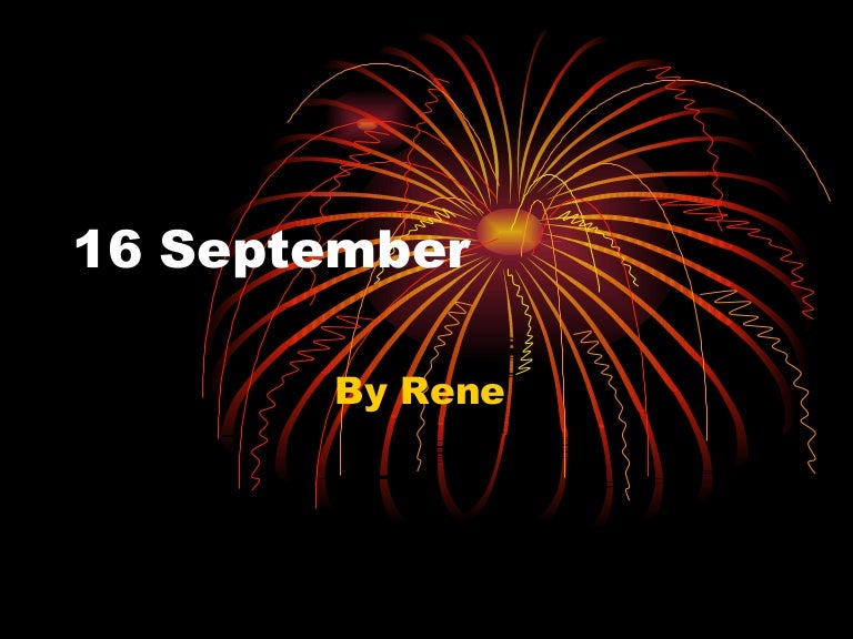 16 of September