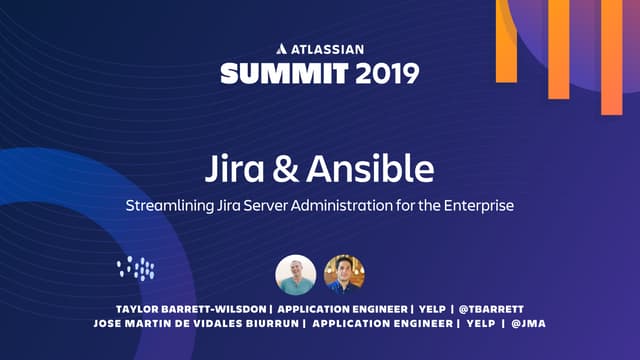 Jira & Ansible: Streamlining Jira Server Administration for the ... Jira & Ansible: Streamlining Jira Server Administration for the ...