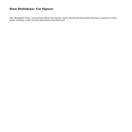 Dan Holohan: Go figure | PDF