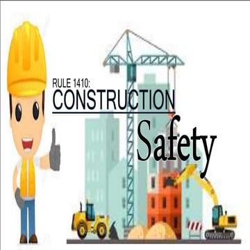 RULE 1410: CONSTRUCTION SAFETY | PPTX